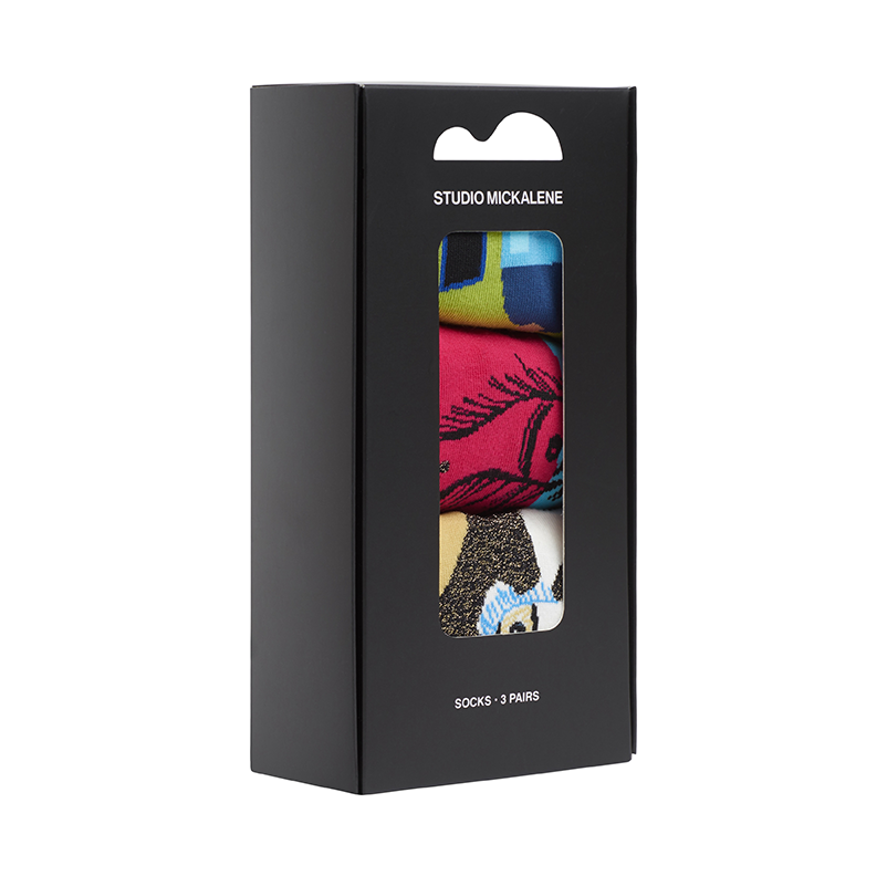 Mickalene Thomas Knit Socks Box, Set of 3 – ROME PAYS OFF
